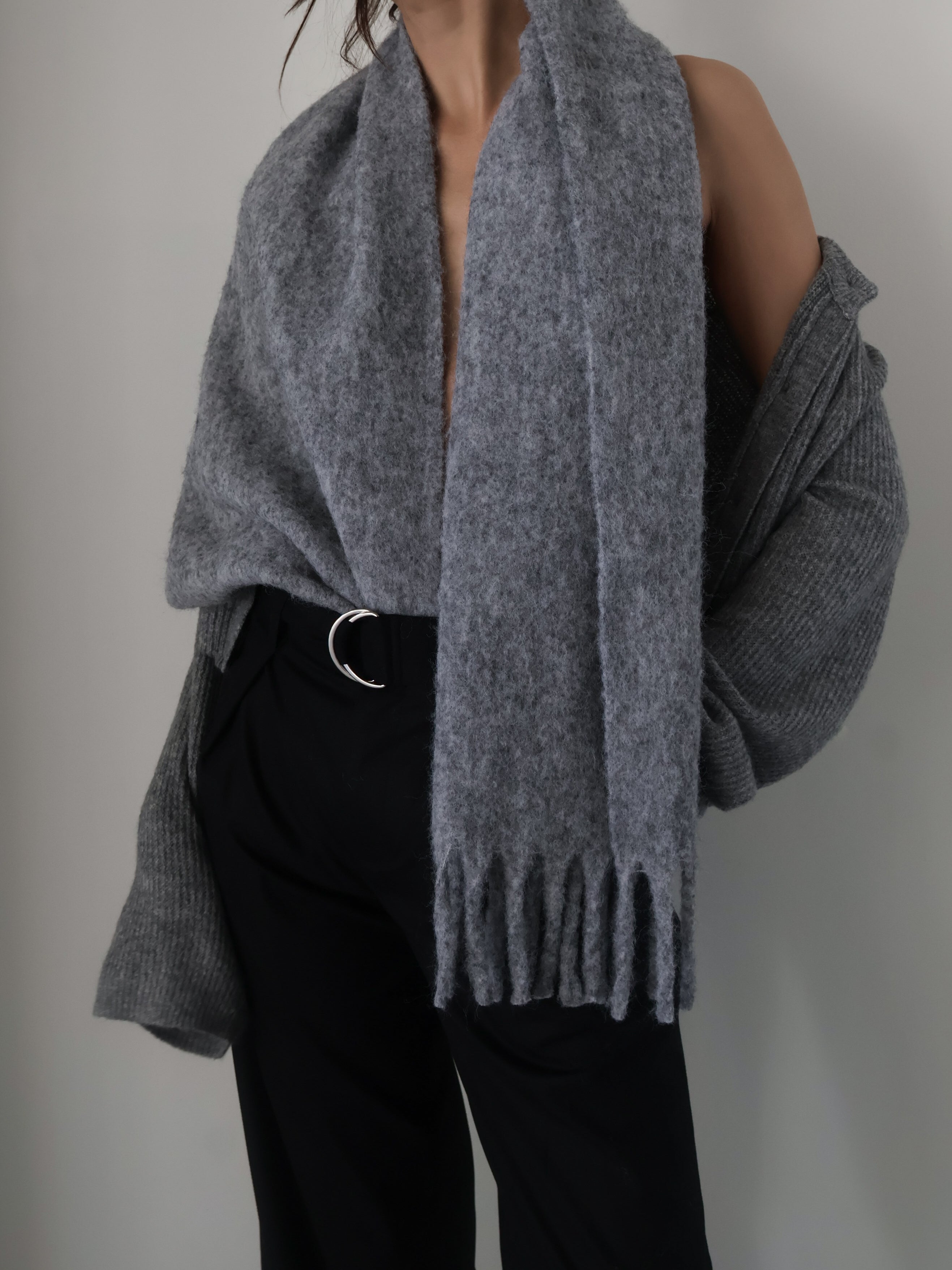 Grey Wool Reykjavik Scarf – Dear Society
